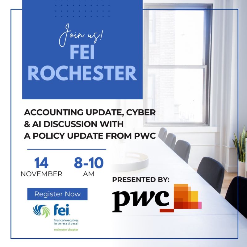 FEI Rochester (Financial Executives International) on LinkedIn: Join ... FEI Rochester (Financial Executives International) on LinkedIn: Join ...