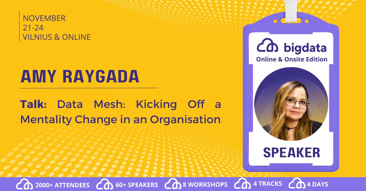 Amy Raygada on LinkedIn: #bigdataeurope #datamesh #networking # ... Amy Raygada on LinkedIn: #bigdataeurope #datamesh #networking # ...