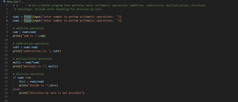 Day 2 of 101 python challenge: arithmetic operations | Ashutosh Ranjan ... Day 2 of 101 python challenge: arithmetic operations | Ashutosh Ranjan ...