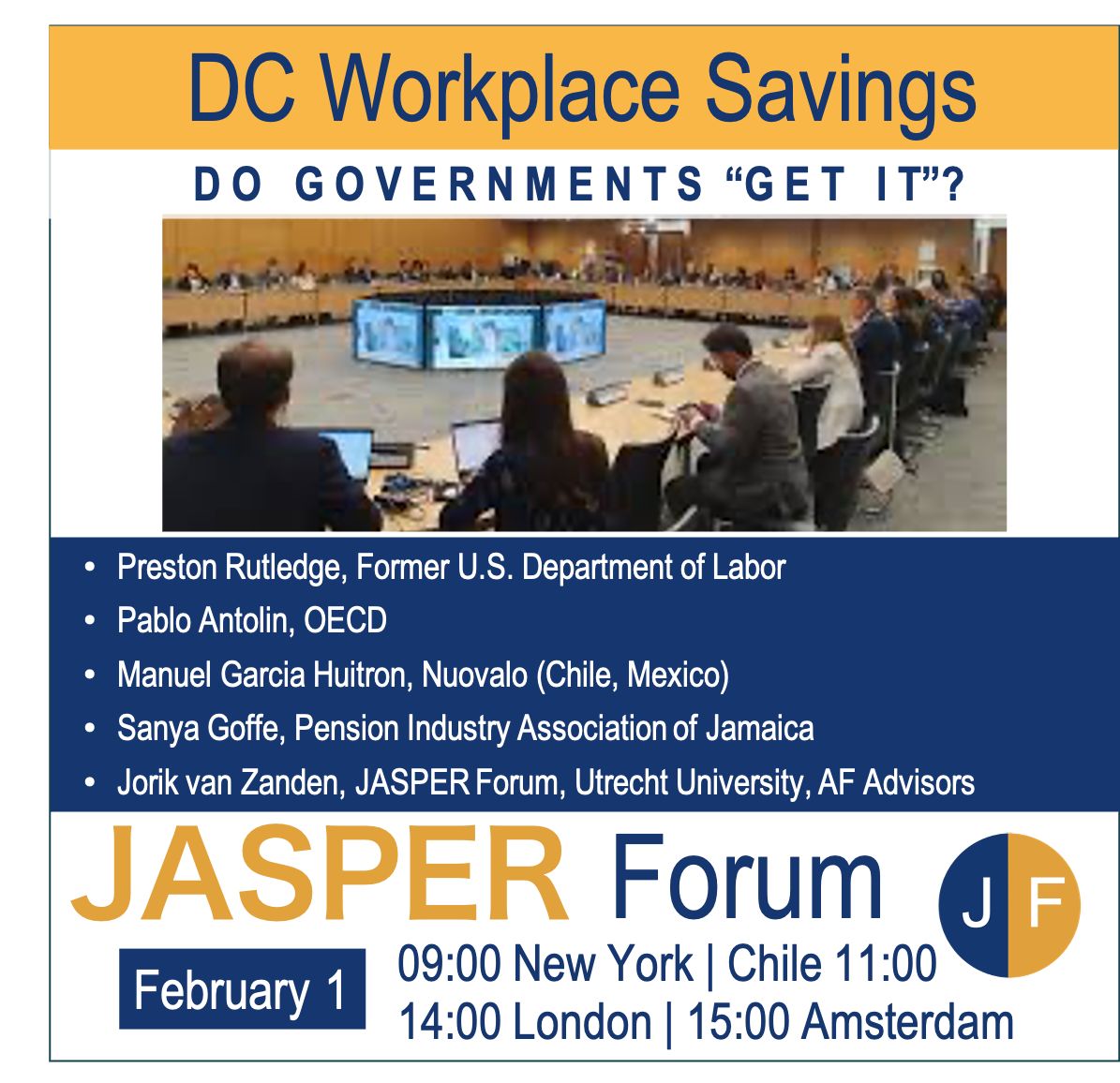 John Mitchem on LinkedIn: JASPER Forum, February 1, 0900 New York ... John Mitchem on LinkedIn: JASPER Forum, February 1, 0900 New York ...