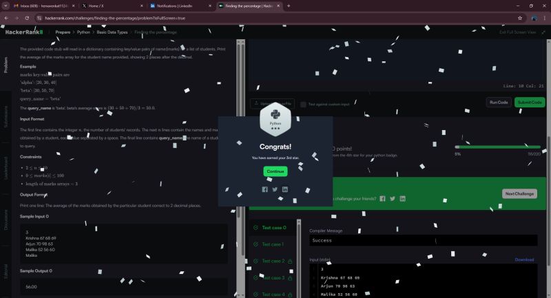#hackerrank #python #codingjourney #problemsolving #keeplearning ... #hackerrank #python #codingjourney #problemsolving #keeplearning ...