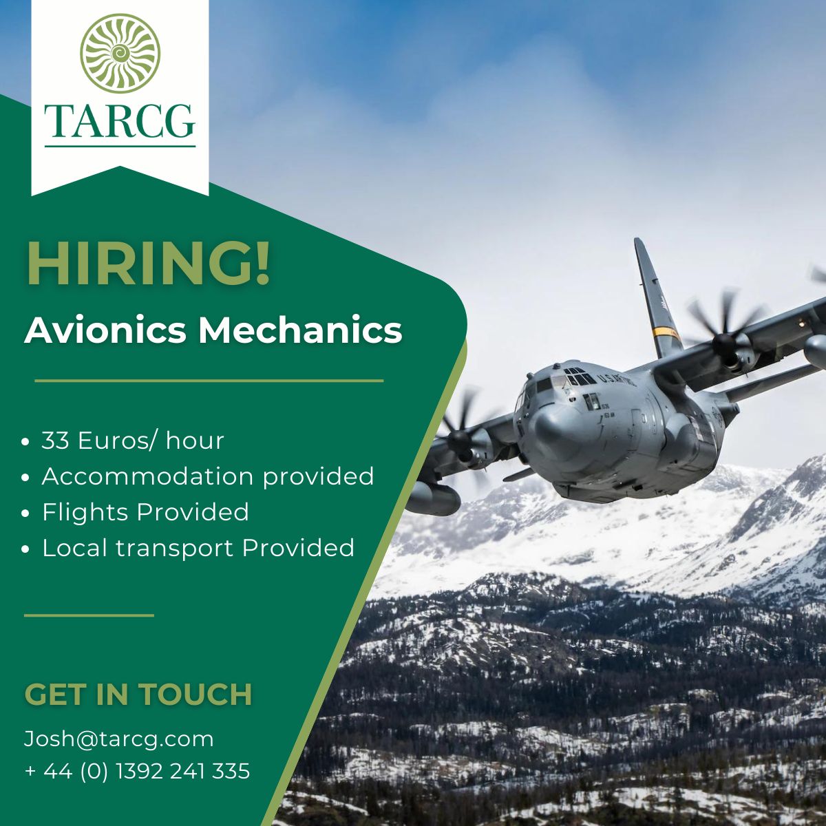 Josh Sanchez (CertRP) on LinkedIn: FILLED TARCG is seeking Avionic ... Josh Sanchez (CertRP) on LinkedIn: FILLED TARCG is seeking Avionic ...