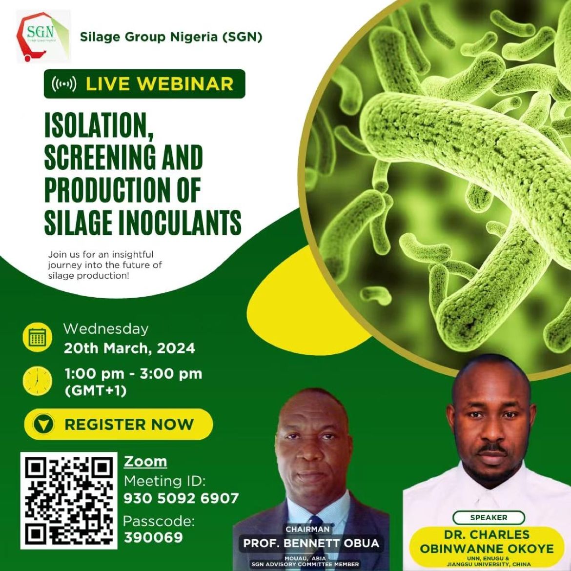 Come and learn about silage inoculant application! | Charles Okoye, PhD Come and learn about silage inoculant application! | Charles Okoye, PhD
