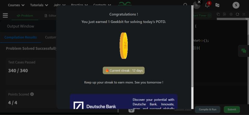 Sai Saranya Bollapragada on LinkedIn: #geekstreak2024 #deutschebank # ... Sai Saranya Bollapragada on LinkedIn: #geekstreak2024 #deutschebank # ...