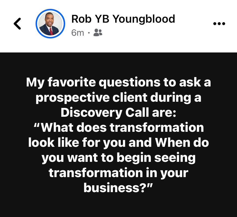 Rob “Coach YB” Youngblood on LinkedIn: What is ONE of your favorite ... Rob “Coach YB” Youngblood on LinkedIn: What is ONE of your favorite ...