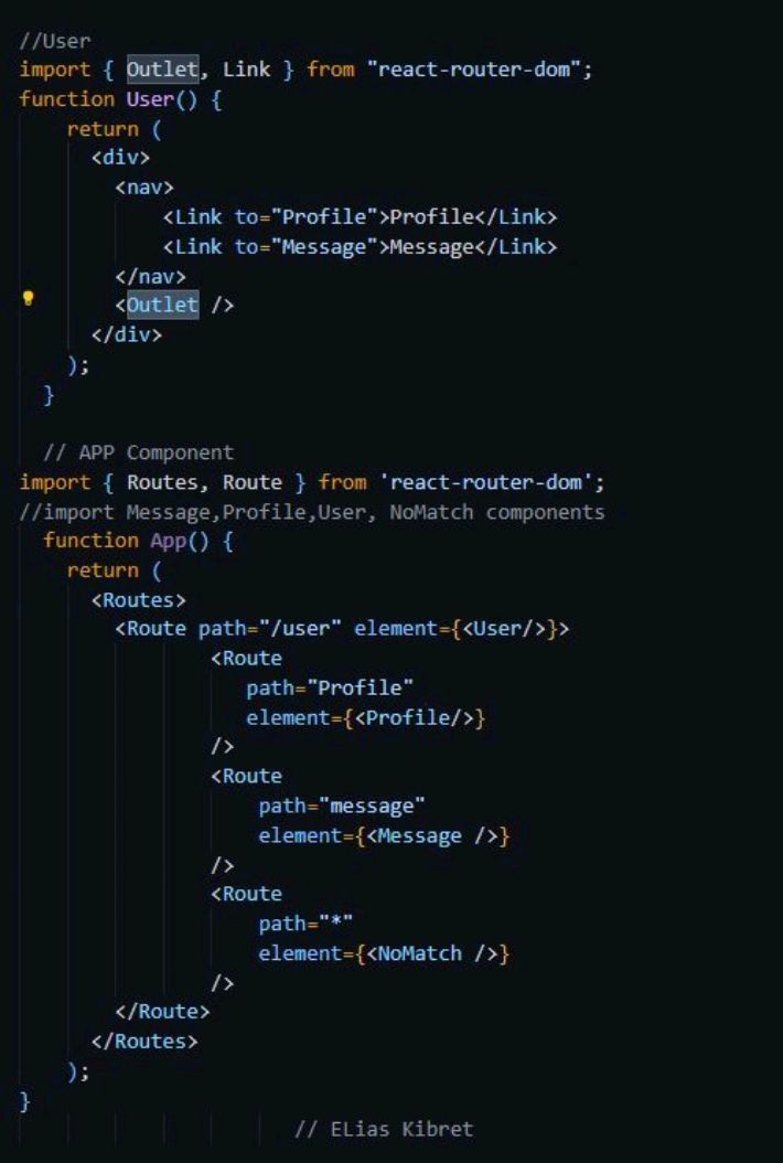 How to create a web app with nested routes | Elias Kibret posted on the ... How to create a web app with nested routes | Elias Kibret posted on the ...