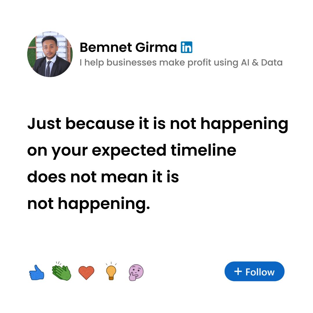 Bemnet Girma on LinkedIn: #inspiration #success #career #founders #stories Bemnet Girma on LinkedIn: #inspiration #success #career #founders #stories