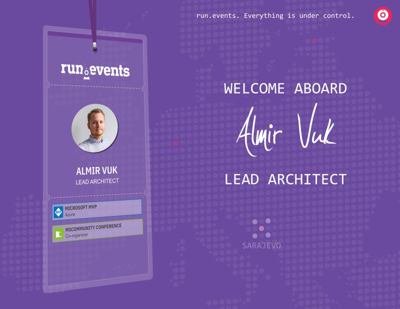run.events on LinkedIn: We are proud to welcome Almir Vuk to the run ... run.events on LinkedIn: We are proud to welcome Almir Vuk to the run ...