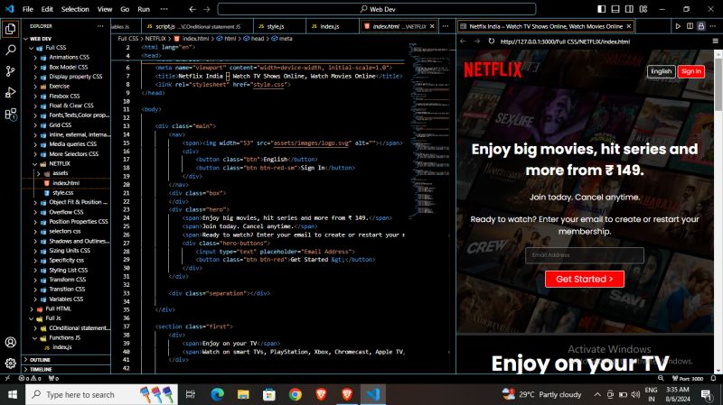 How I created a Netflix clone using HTML and CSS | Shivam Singh Mer ... How I created a Netflix clone using HTML and CSS | Shivam Singh Mer ...