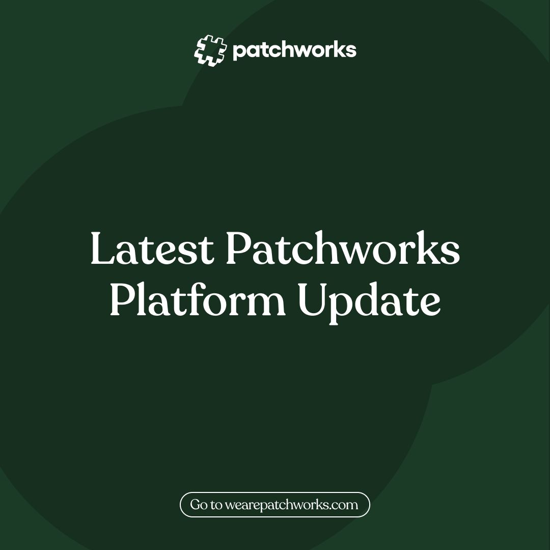 Patchworks on LinkedIn: Check out the latest Patchworks platform update ... Patchworks on LinkedIn: Check out the latest Patchworks platform update ...