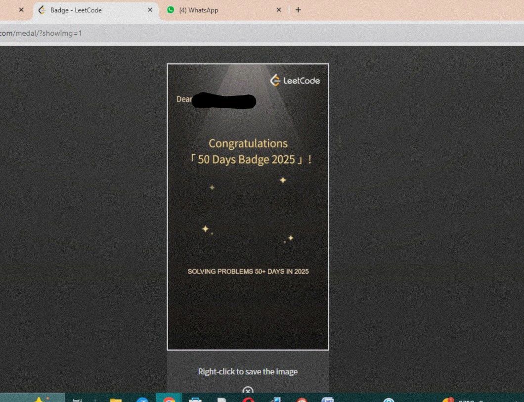 Aarohi Verity on LinkedIn: #leetcode #dsa #codingstreak #faangdream # ... Aarohi Verity on LinkedIn: #leetcode #dsa #codingstreak #faangdream # ...