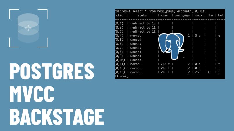 Postgres MVCC Backstage: How SELECTS, INSERTS, and UPDATES work | Denis ... Postgres MVCC Backstage: How SELECTS, INSERTS, and UPDATES work | Denis ...