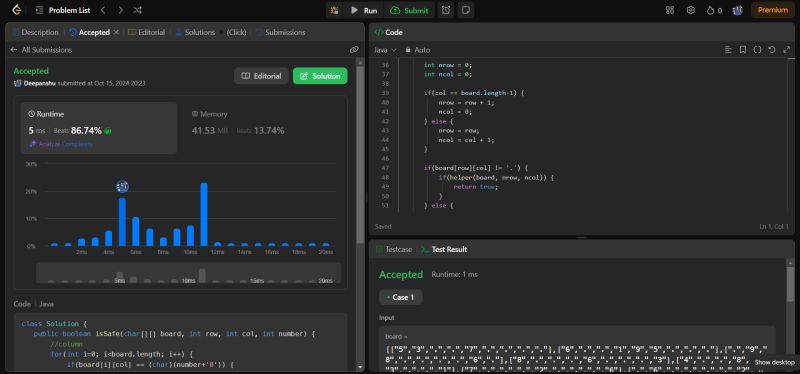 Deepanshu Maan on LinkedIn: #leetcode #problemsolving #sudoku #backtracking Deepanshu Maan on LinkedIn: #leetcode #problemsolving #sudoku #backtracking