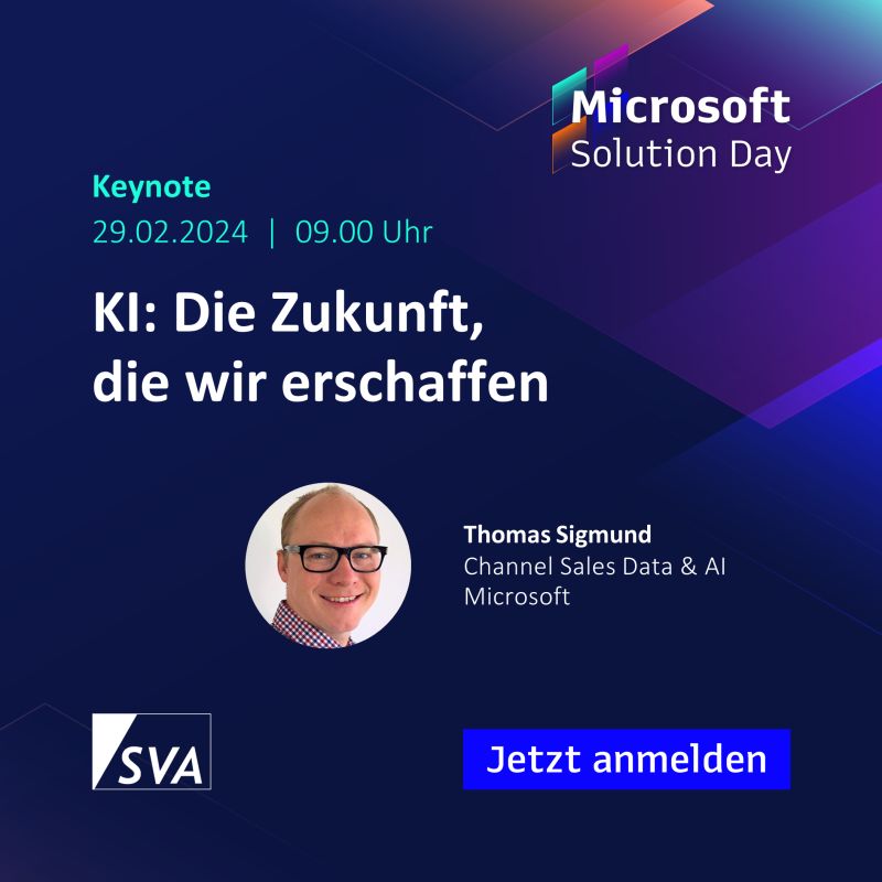 SVA System Vertrieb Alexander GmbH auf LinkedIn: #microsoft #ki # ... SVA System Vertrieb Alexander GmbH auf LinkedIn: #microsoft #ki # ...