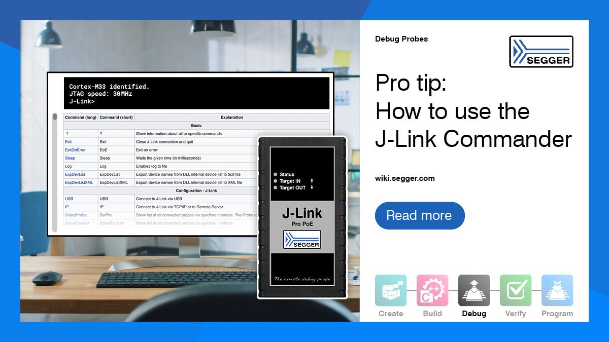 SEGGER Microcontroller on LinkedIn: J-Link Commander SEGGER Microcontroller on LinkedIn: J-Link Commander