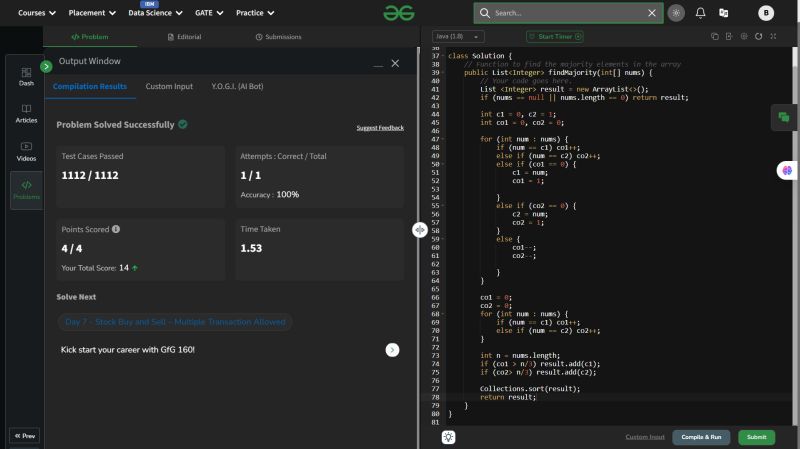 #gfg #day5 #gfg160 #geeksforgeeks #geekstreak2025 #codingchallenge #dsa ... #gfg #day5 #gfg160 #geeksforgeeks #geekstreak2025 #codingchallenge #dsa ...