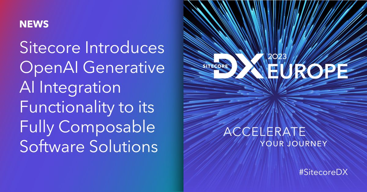 Sitecore on LinkedIn: Sitecore Introduces OpenAI Generative AI ... Sitecore on LinkedIn: Sitecore Introduces OpenAI Generative AI ...