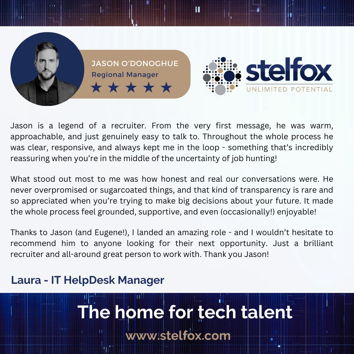 Amazing job Jason O' Donoghue - another fantastic testimonial to share ... Amazing job Jason O' Donoghue - another fantastic testimonial to share ...