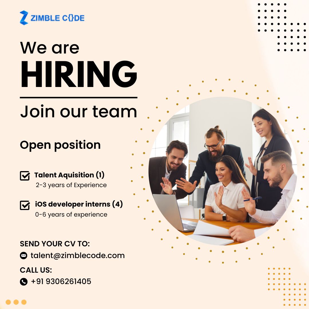 Zimble Code on LinkedIn: #talentaquisition #iosdeveloper #location ... Zimble Code on LinkedIn: #talentaquisition #iosdeveloper #location ...