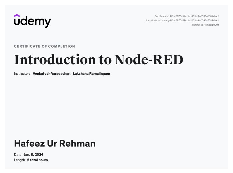 Hafeez Ur Rehman on LinkedIn: #nodered #automation Hafeez Ur Rehman on LinkedIn: #nodered #automation