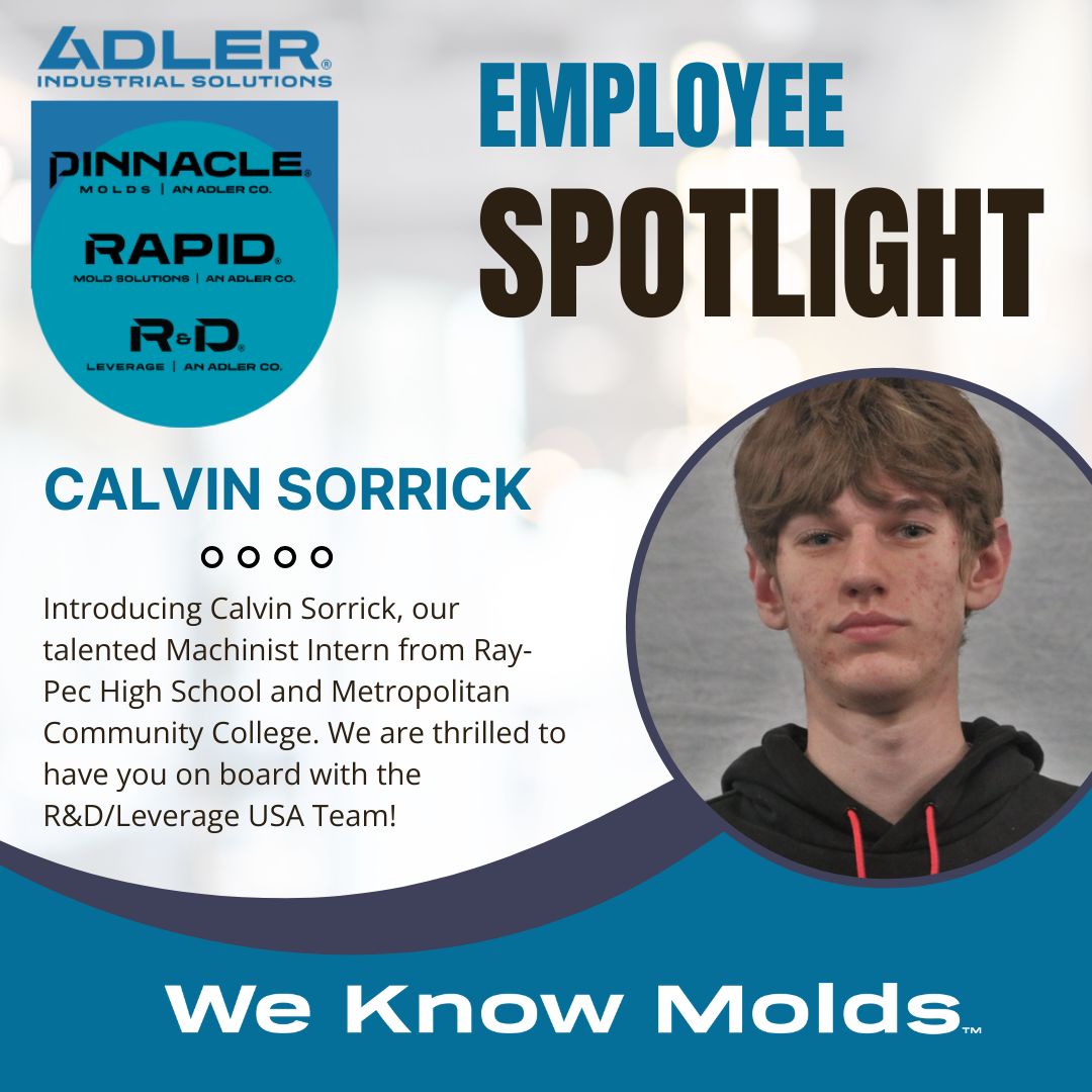 R&D/Leverage on LinkedIn: Welcome Calvin!! www.adlertooling.com R&D/Leverage on LinkedIn: Welcome Calvin!! www.adlertooling.com