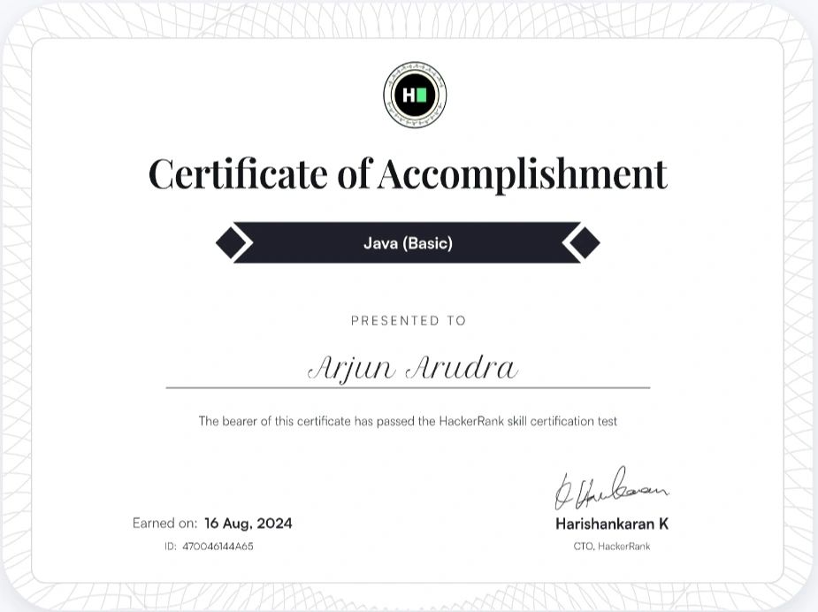 Arudra Arjun on LinkedIn: #java #programming #learningjourney # ... Arudra Arjun on LinkedIn: #java #programming #learningjourney # ...