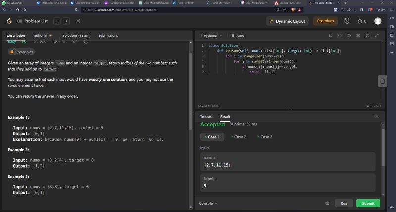 Ragul K on LinkedIn: #100daysofcode #python #leetcode Ragul K on LinkedIn: #100daysofcode #python #leetcode