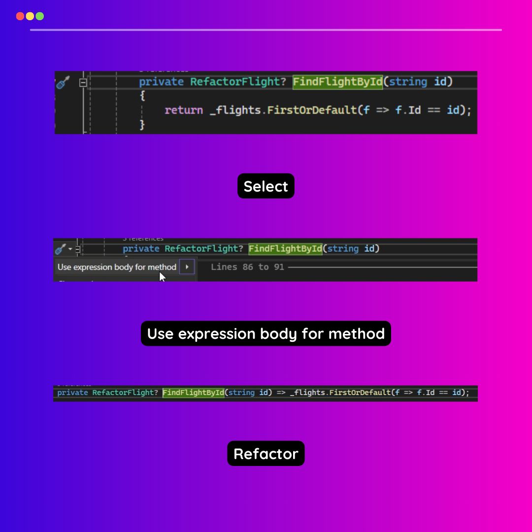 Abdur Rahman on LinkedIn: #refactoring #csharp #dotnet #dotnetdeveloper ... Abdur Rahman on LinkedIn: #refactoring #csharp #dotnet #dotnetdeveloper ...