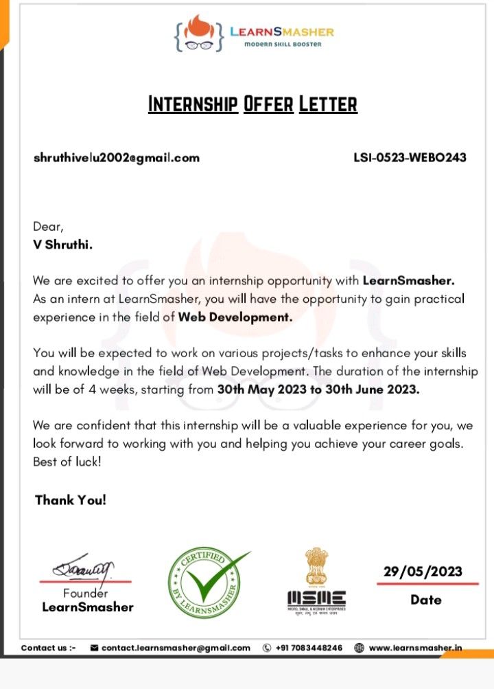 Shruthi V on LinkedIn: #webdevelopment Shruthi V on LinkedIn: #webdevelopment