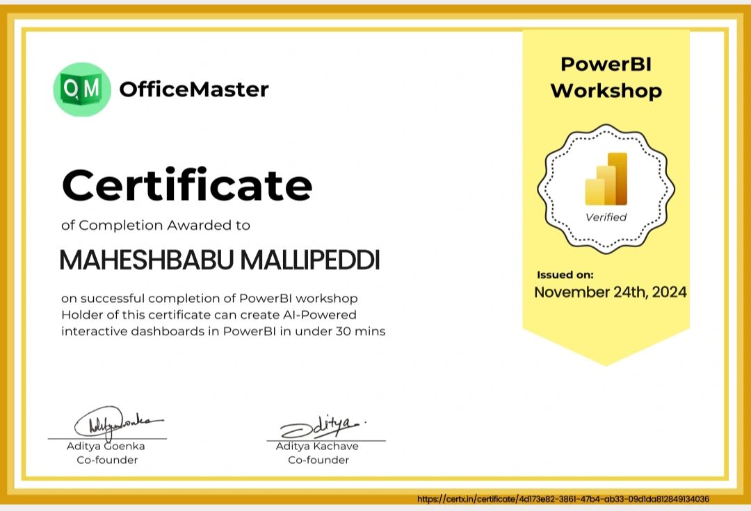Mahesh Babu Mallipeddi on LinkedIn: #powerbi #officemaster #dataanalytics Mahesh Babu Mallipeddi on LinkedIn: #powerbi #officemaster #dataanalytics