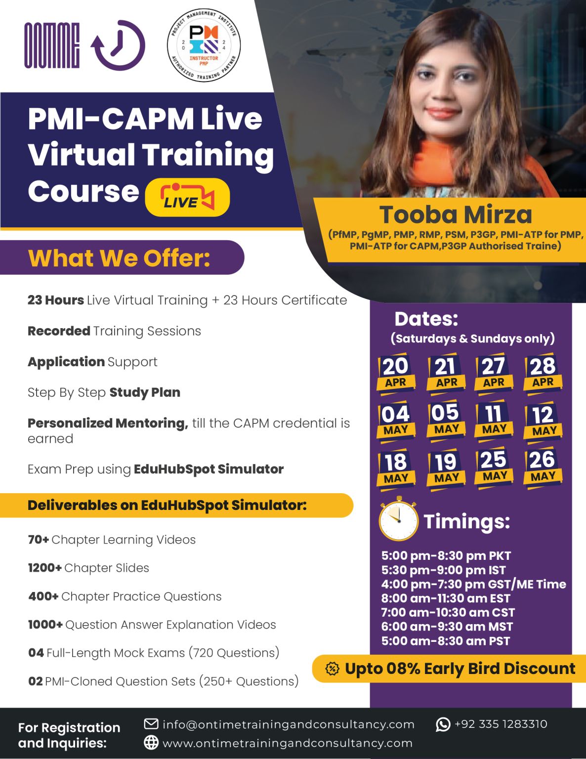 Tooba Mirza on LinkedIn: #capm #pmp #pmi #pminstitute # ... Tooba Mirza on LinkedIn: #capm #pmp #pmi #pminstitute # ...