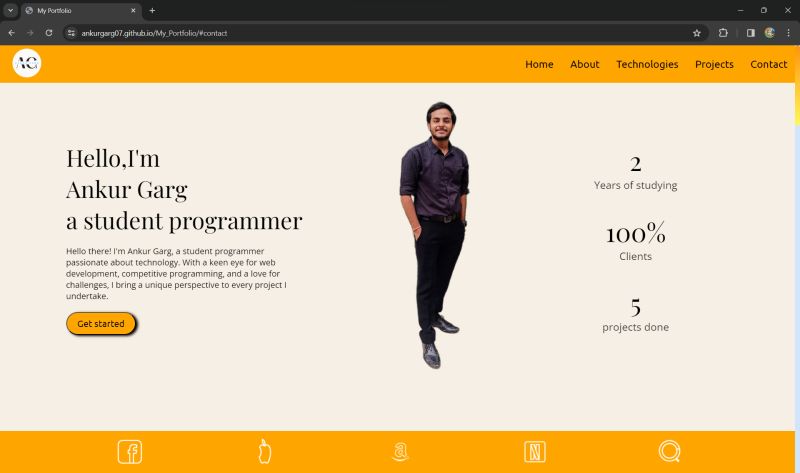 Ankur Garg on LinkedIn: #portfolio #html #css #javascript # ... Ankur Garg on LinkedIn: #portfolio #html #css #javascript # ...
