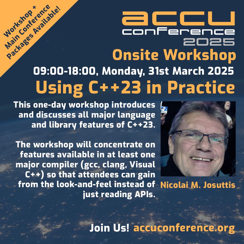 #coding #cplusplus #cpp #cpp23 #programming | ACCU Conference #coding #cplusplus #cpp #cpp23 #programming | ACCU Conference