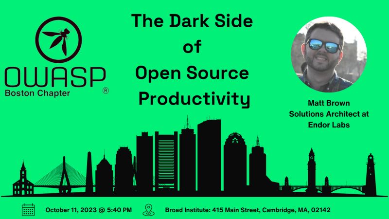 OWASP Boston on LinkedIn: Hope to see you at OWASP chapter meeting ... OWASP Boston on LinkedIn: Hope to see you at OWASP chapter meeting ...