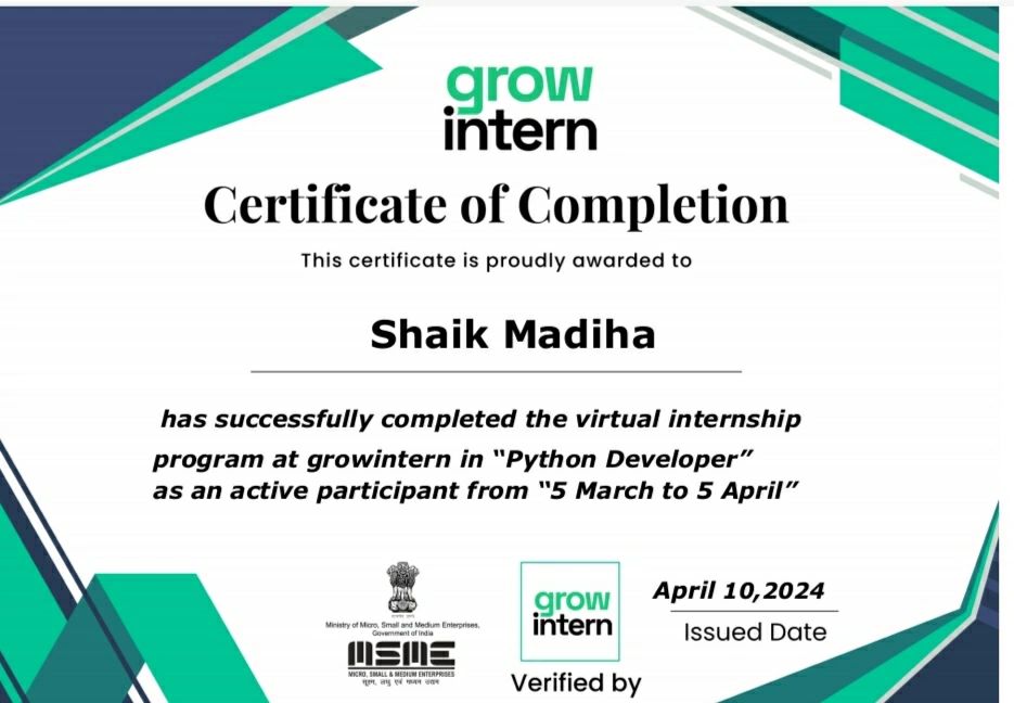 Shaik Madiha on LinkedIn: Hello connections.... I am excited to share ... Shaik Madiha on LinkedIn: Hello connections.... I am excited to share ...