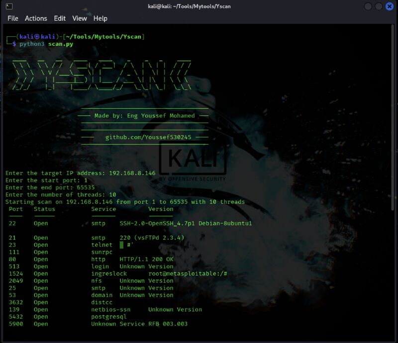 Youssef Mohamed on LinkedIn: My scan tool written using python give you ... Youssef Mohamed on LinkedIn: My scan tool written using python give you ...