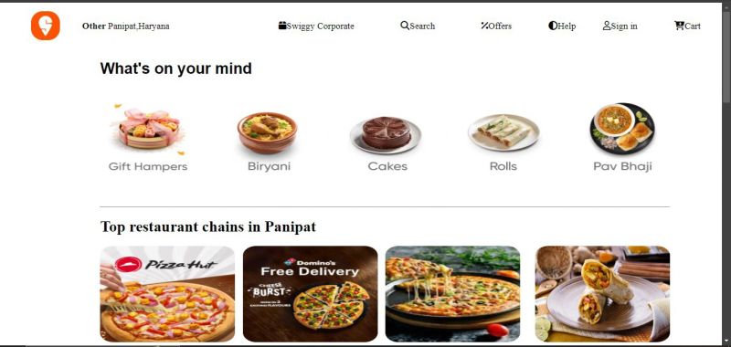 Tripti Mittal on LinkedIn: #webdev #html #css #webdev #swiggy #frontend Tripti Mittal on LinkedIn: #webdev #html #css #webdev #swiggy #frontend