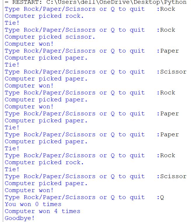 Shubh Gupta on LinkedIn: #python #rockpaperscissors #codingprojects # ... Shubh Gupta on LinkedIn: #python #rockpaperscissors #codingprojects # ...