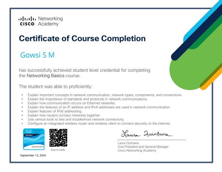 Gowsi S M on LinkedIn: #networking #cisco #learningjourney # ... Gowsi S M on LinkedIn: #networking #cisco #learningjourney # ...