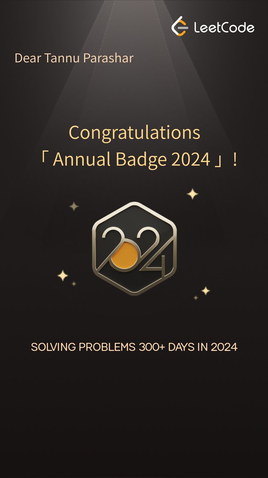 Tannu Parashar on LinkedIn: #leetcode #codingjourney #milestone Tannu Parashar on LinkedIn: #leetcode #codingjourney #milestone