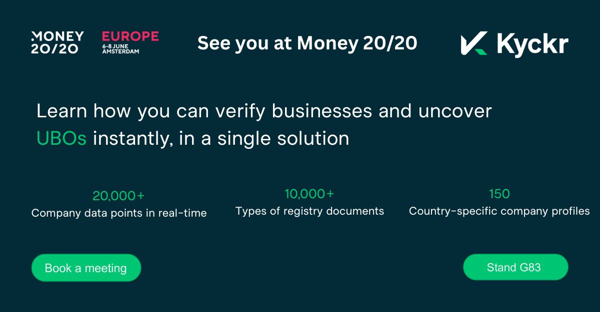 Kyckr on LinkedIn: #m2020eu #kyc #aml #regtech #kyckr #financialcrime # ... Kyckr on LinkedIn: #m2020eu #kyc #aml #regtech #kyckr #financialcrime # ...