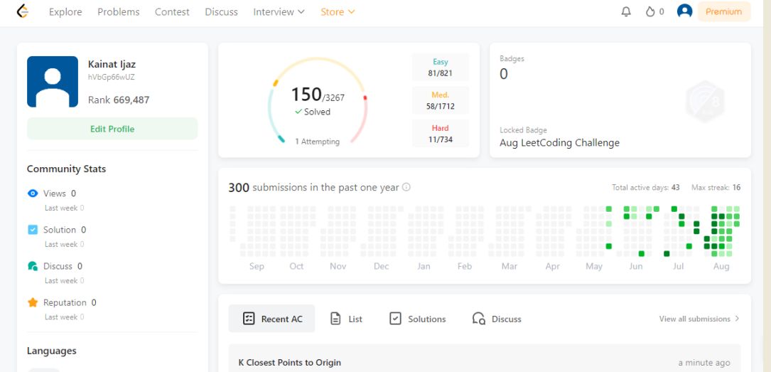 Kainat Ijaz on LinkedIn: #icodeguru #leetcode #dsa Kainat Ijaz on LinkedIn: #icodeguru #leetcode #dsa
