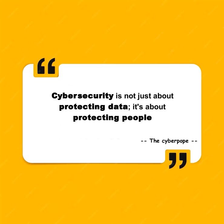 Michael Tchuindjang on LinkedIn: #cyberquotes #klex #cybersecurity Michael Tchuindjang on LinkedIn: #cyberquotes #klex #cybersecurity