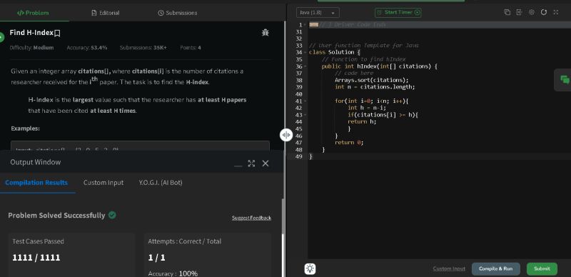 #geeksforgeeks #100daysofcode #java #citations #gfgpotd #sorting ... #geeksforgeeks #100daysofcode #java #citations #gfgpotd #sorting ...
