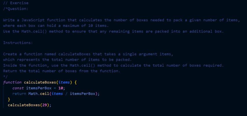How I solved Math.ceil() problem | Ching Keziah posted on the topic ... How I solved Math.ceil() problem | Ching Keziah posted on the topic ...