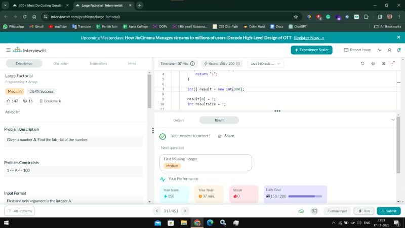 Completed #Day201 of #365DaysofCode Challenge with Scaler | Sayak ... Completed #Day201 of #365DaysofCode Challenge with Scaler | Sayak ...