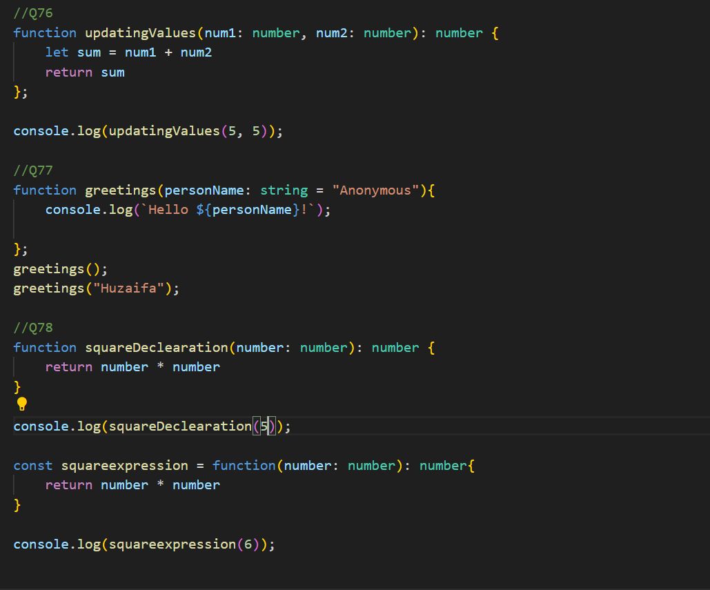Huzaifa Nazeer on LinkedIn: #100daysofcodechallenge #typescript #coding ... Huzaifa Nazeer on LinkedIn: #100daysofcodechallenge #typescript #coding ...