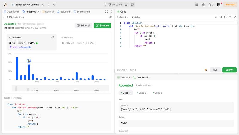 #100dayscodingchallenge #leetcode #python | ROHID C B #100dayscodingchallenge #leetcode #python | ROHID C B