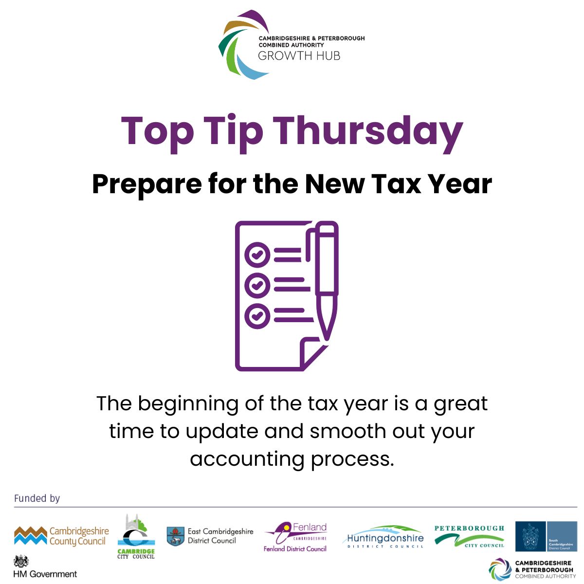 How to prepare for the New Tax Year | CPCA Growth Hub posted on the ... How to prepare for the New Tax Year | CPCA Growth Hub posted on the ...