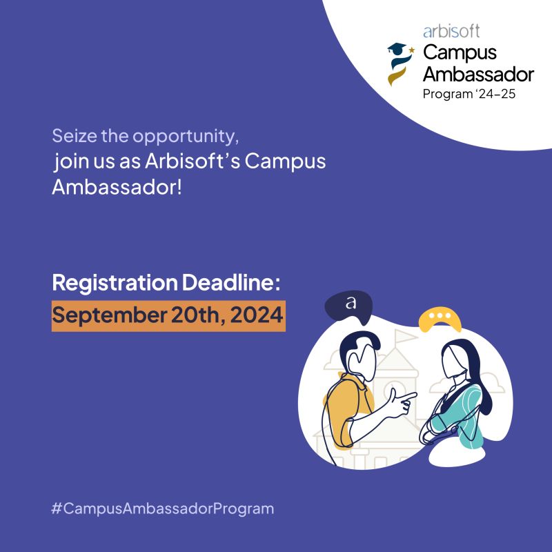Arbisoft Career & Culture on LinkedIn: #campusambassadorprogram #arbisoft Arbisoft Career & Culture on LinkedIn: #campusambassadorprogram #arbisoft